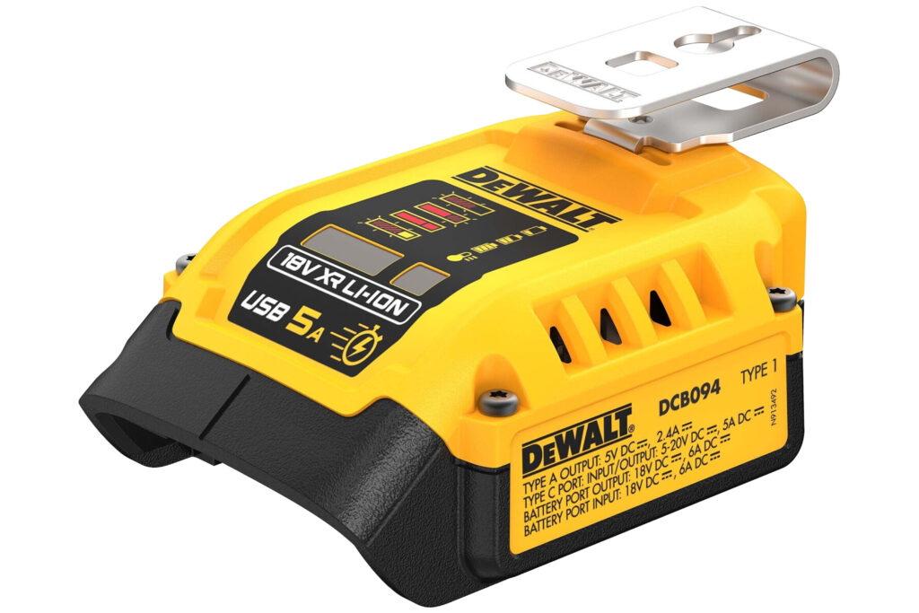 DEWALT ชุดอุปกรณ์ชาร์จแบตเตอรี่อเนกประสงค์ Lithium-Ion 18V รุ่น DCB094K ...